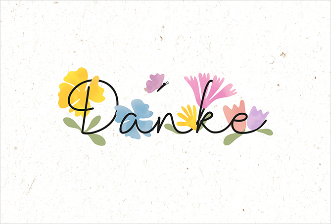 Danke ️ Grafik Werkstatt