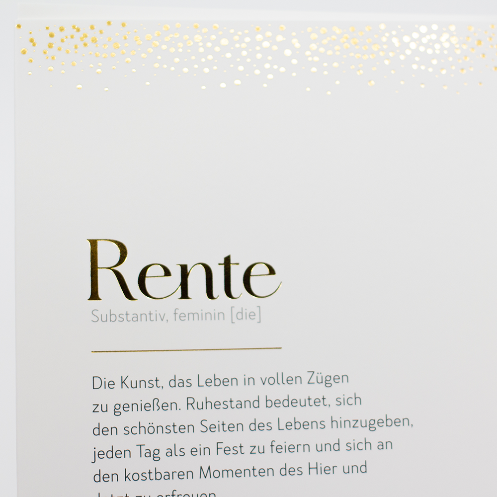 Rente... ️ Grafik Werkstatt