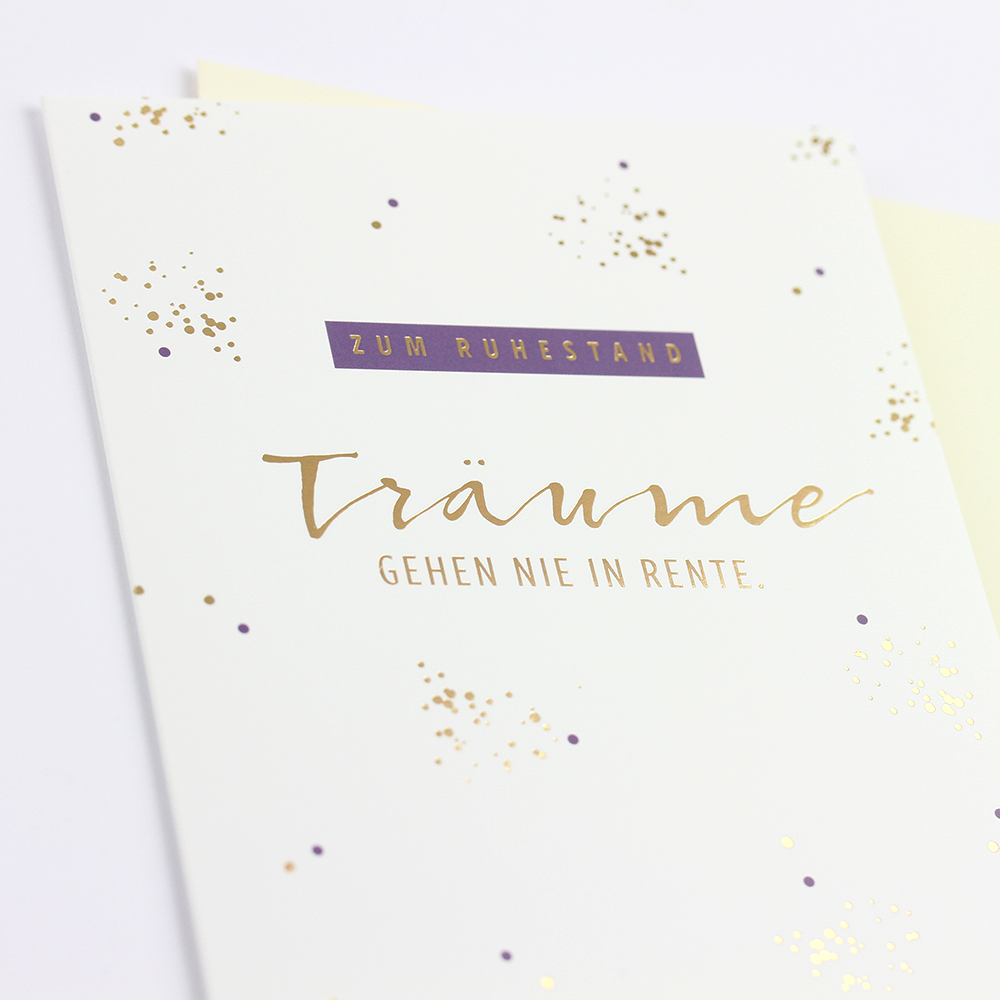Zum Ruhestand ️ Grafik Werkstatt