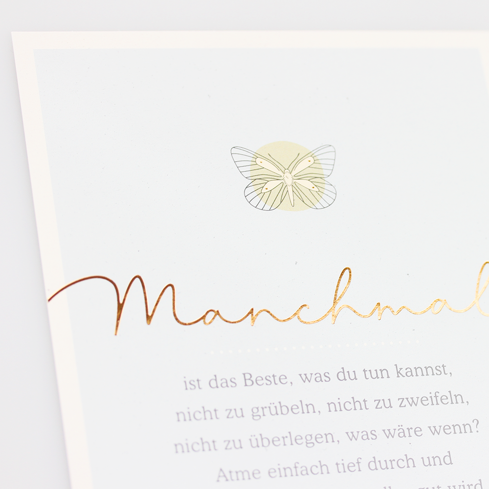 Manchmal... ️ Grafik Werkstatt