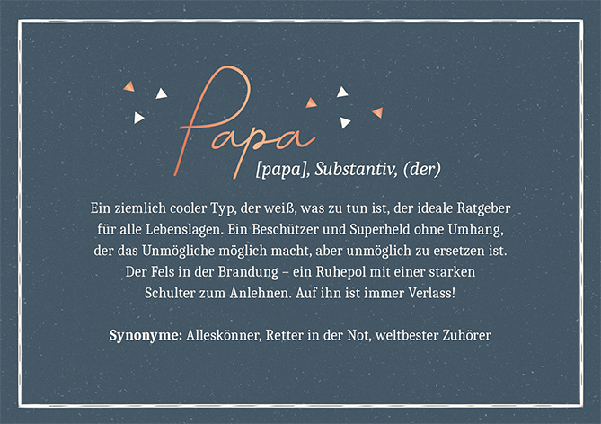 Papa... ️ Grafik Werkstatt