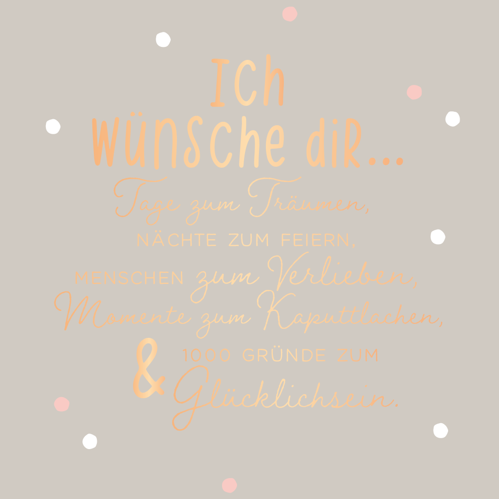 Ich Wünsche Dir ️ Grafik Werkstatt