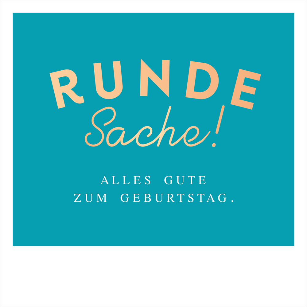 Geburtstag! ️ Grafik Werkstatt